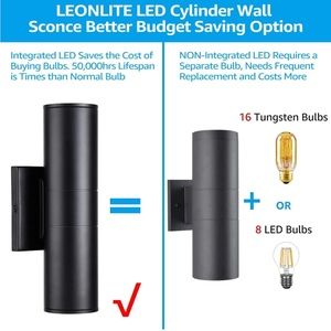 LeonLite | Other | Leonlite Led 2w Cylinder Up Down Light | Poshmark